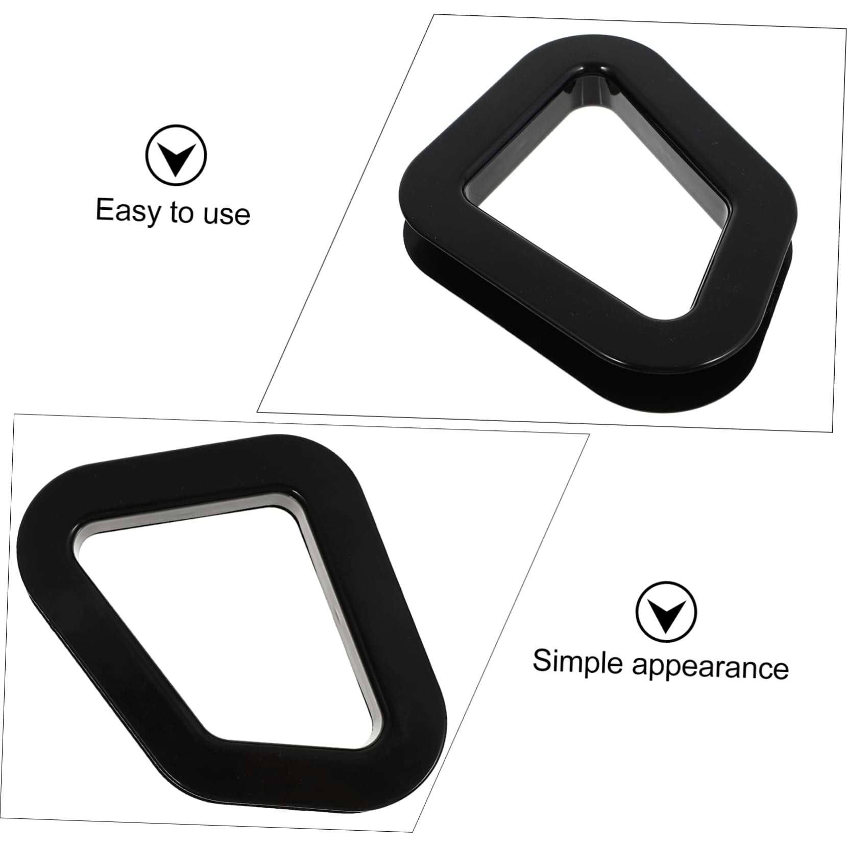 WHAMVOX 4pcs Chair Buckle Mountings of Office Revolving Chair Domestic Chair Accessories Chair Fittings Office Chairs Video Game Chair E- Sports Game Chair Mounting Cybercaf Plastic Black