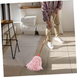 OSOLADY Mop Supplies Rope Mop Head Moop Sponge Mops Cloth Mop Head Floor Mops Commercial Mop Head Shower Squeegee Replacement Mop Head Floor Mop Household Wet & Dry Mops Plastic