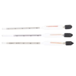 Gatuida 3sets Sugar Meter Hydrometer Beer Wine Scales Syrup Tester Sugar Content Scale Measuring Liquid Gauges Maple Syrup Scales Sweet Scales Syrup Meter Sugar Scales Glass 3pcs*3