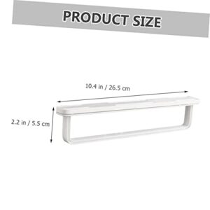 5pcs Towel Rack Coat Hanger Wall Mount Towel Bar Towel Rod Bar Wall Mount Clothes Rack Bath Towel Mount Clothes Towel Holder Bathroom Accessories Kitchen Accessory Towel Holder Rod HOOTNEE