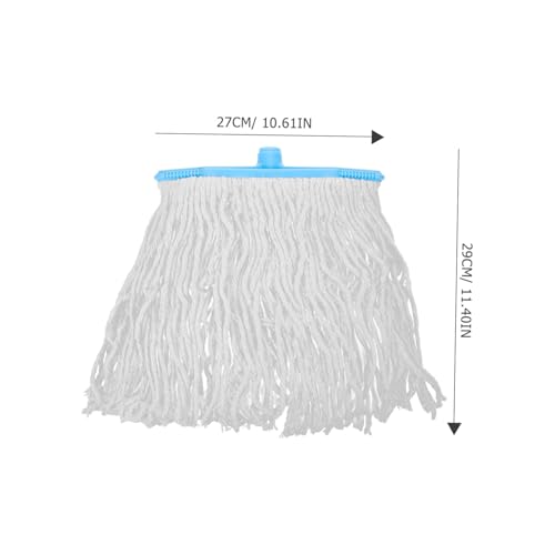 KOMBIUDA Replaceable Mop Head Cleaning Mop Head Mop Refill Vintage Mop Water Absorption Mop Commercial Mop Heads Mop Head Refill Mop Replacement Parts Industrial Mop Heads Mop Pads Plastic