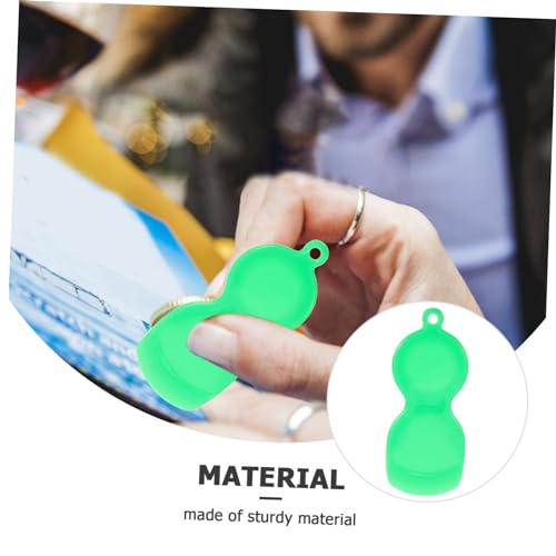 WHAMVOX 5pcs Scratcher Spatula Scratcher Tools Scratch off Tool for Tickets Sticker Scratching Tool Scratch off Tools Scraper for Cards Portable Scraper Plastic Green