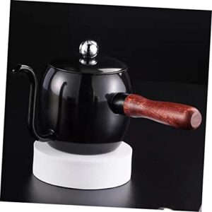 PHENOFICE Coffee Pot Camping Tea Kettle Espresso Machines Pour Mini Kettle Stainless Coffee Maker Espresso Grounds Spout Kettle Soy Sauce Dispenser Vinegar Stainless Steel Black