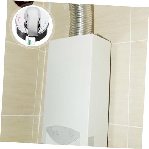 SEWOART Water Heater Mixing Valve Bathtub Decor Shower Valve Bathroom Trim Kit Temp Valve Shower Valve Temperature Mixing Valve Single Handle Shower Handle Trim Alloy Silver