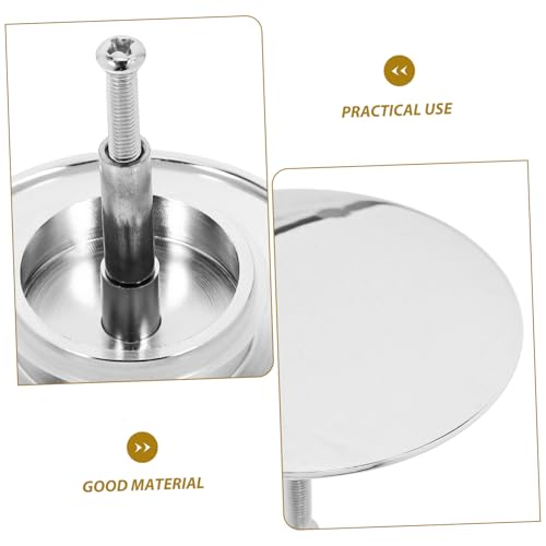 OSALADI Strainer Faucet Sprayer Faucet Hole Cover Drain Pipe Flume Bathtub Overflow Drain Covers Bath Tub Overflow Seal Splash Guard for Bathtub Kitchen Water Caps Sink Cover Silver Copper