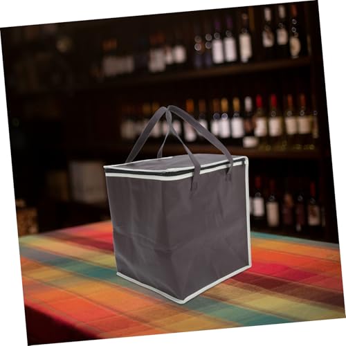 SOLUSTRE Crock Insulated Bag Insulated Tote Bag Insulated Lunch Bag Pizza Insulated Bag Pizza Carrier Bag Grocery Shopping Bags Insulated Catering Bag Grocery Bags Insulated Cloth Coffee