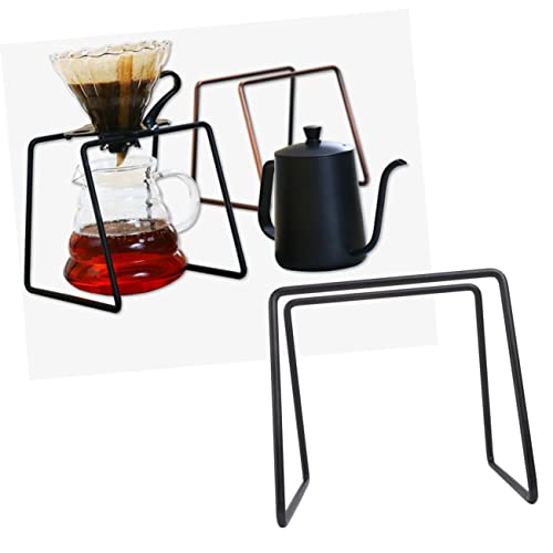 FUNOMOCYA Coffee Filter Rack Coffee Machines Coffee Dripper Holder Tea Filter Holder Espresso Coffee Machine Coffee Filter Stand Manual Espresso Maker Coffee Cone Stand Black