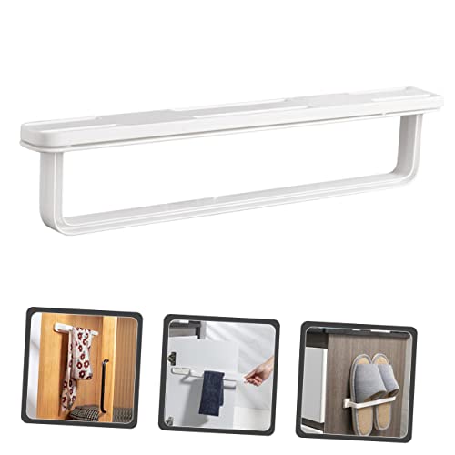 5pcs Towel Rack Coat Hanger Wall Mount Towel Bar Towel Rod Bar Wall Mount Clothes Rack Bath Towel Mount Clothes Towel Holder Bathroom Accessories Kitchen Accessory Towel Holder Rod HOOTNEE