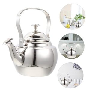 Stainless Steel Kettle Coffee Machine Espresso Machines for Kettle Heating Teakettle for Gas Stove Teakettle for Induction Cooker Tea Kettle with Infuser Boiled Teapot Mikinona