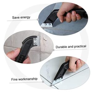 1 Set Bevel Corner Scraping Squeegee Household Cleaning Tools Knife Blades Cleaning Scraper Sink Adjustable Clamp Scraper Cutter for Cleaning Scraper Cutter Cleaning Tool Black BUTIFULSIC