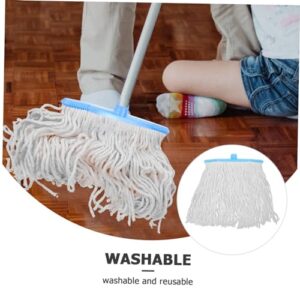 KOMBIUDA Replaceable Mop Head Cleaning Mop Head Mop Refill Vintage Mop Water Absorption Mop Commercial Mop Heads Mop Head Refill Mop Replacement Parts Industrial Mop Heads Mop Pads Plastic