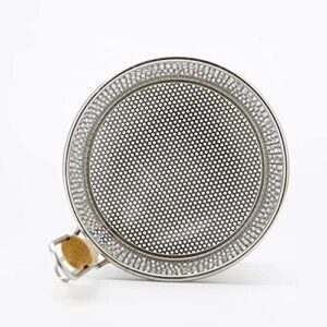 JUNXIAN Deep Frying Basket Frying Basket Stainless Steel Slotted Spoon Mesh Basket Fryer French Fries Baked Vegetables Frying Basket Sink Filter Frying Net(14cm)