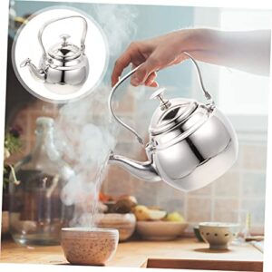 Stainless Steel Kettle Coffee Machine Espresso Machines for Kettle Heating Teakettle for Gas Stove Teakettle for Induction Cooker Tea Kettle with Infuser Boiled Teapot Mikinona