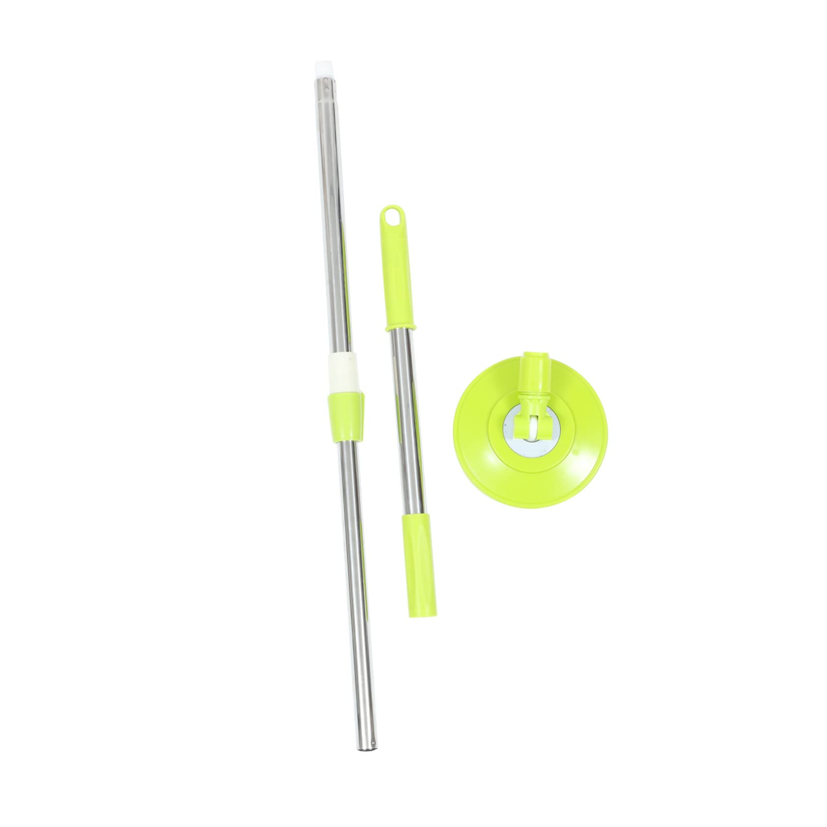 BUTIFULSIC 1 Set Mop Pole Rotating Mop Accessory Rod Handle Mop Rod Mopping Commercial Mop Mopa para Limpiar Pisos Turnicate Kit Replacement Rotating Rotary Mop Rod Mops Green Stainless Steel