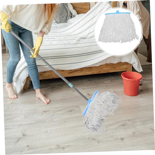 SOESFOUFU Replaceable Mop Head Cotton Mop Heads Mop Refill Wet Industrial Mop Heads Mop Replacement Mop Head Refill Mop Pads Reusable Mop Head Cloth Mop Head Replacement Mop Supplies Plastic