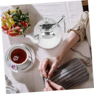 FUNOMOCYA 1pc Stainless Steel Teapot Tea Strainer Heating Teakettle for Gas Stove Tea Kettle with Filter Coffee Espresso Machine Tea Infuser Teapot Espresso Maker Pot Home Espresso Machine