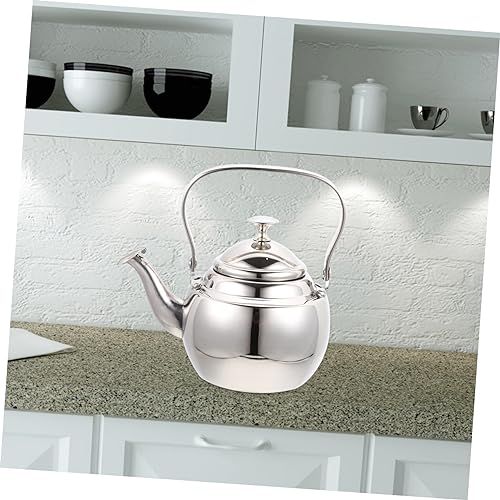 Stainless Steel Kettle Coffee Machine Espresso Machines for Kettle Heating Teakettle for Gas Stove Teakettle for Induction Cooker Tea Kettle with Infuser Boiled Teapot Mikinona