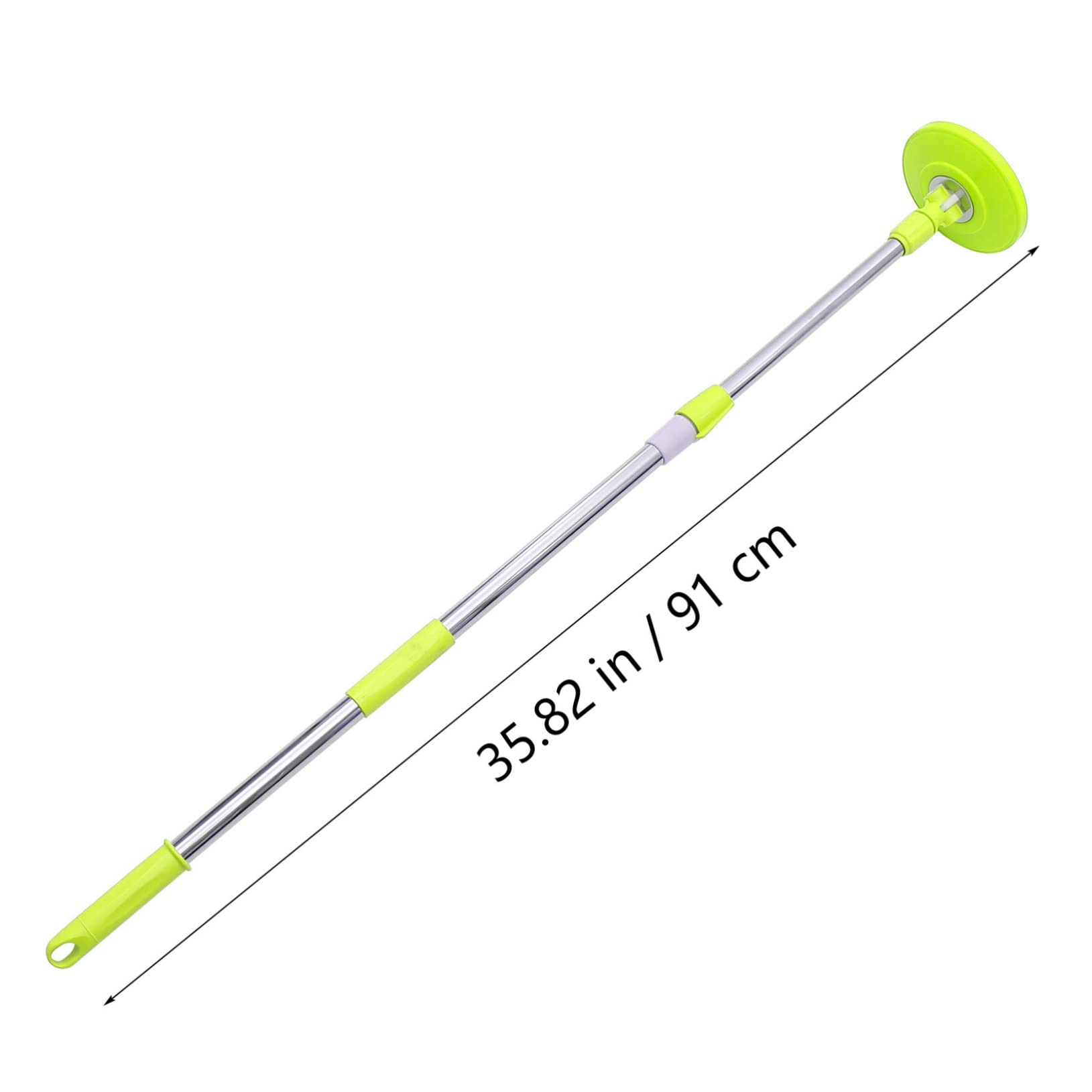 BUTIFULSIC 1 Set Mop Pole Rotating Mop Accessory Rod Handle Mop Rod Mopping Commercial Mop Mopa para Limpiar Pisos Turnicate Kit Replacement Rotating Rotary Mop Rod Mops Green Stainless Steel