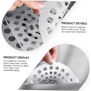 BUTIFULSIC 20pcs Sink Strainer Bathroom Drain Strainer Tub Drain Covers for Bathtubs Hair Filtering Stickers Floor Drain Screen Shower Drain Mesh Stickers Sink Filter Strainer Drain Stickers