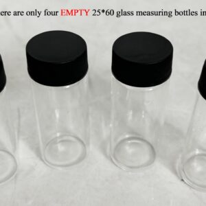 HFBTE Turbidimeter Solution Bottles 4 Sample Bottles (Two Sets) Turbidity Meter Bottles Turbidimeter Sample Bottles Turbidity Sample Test Tubes for SGZ Series