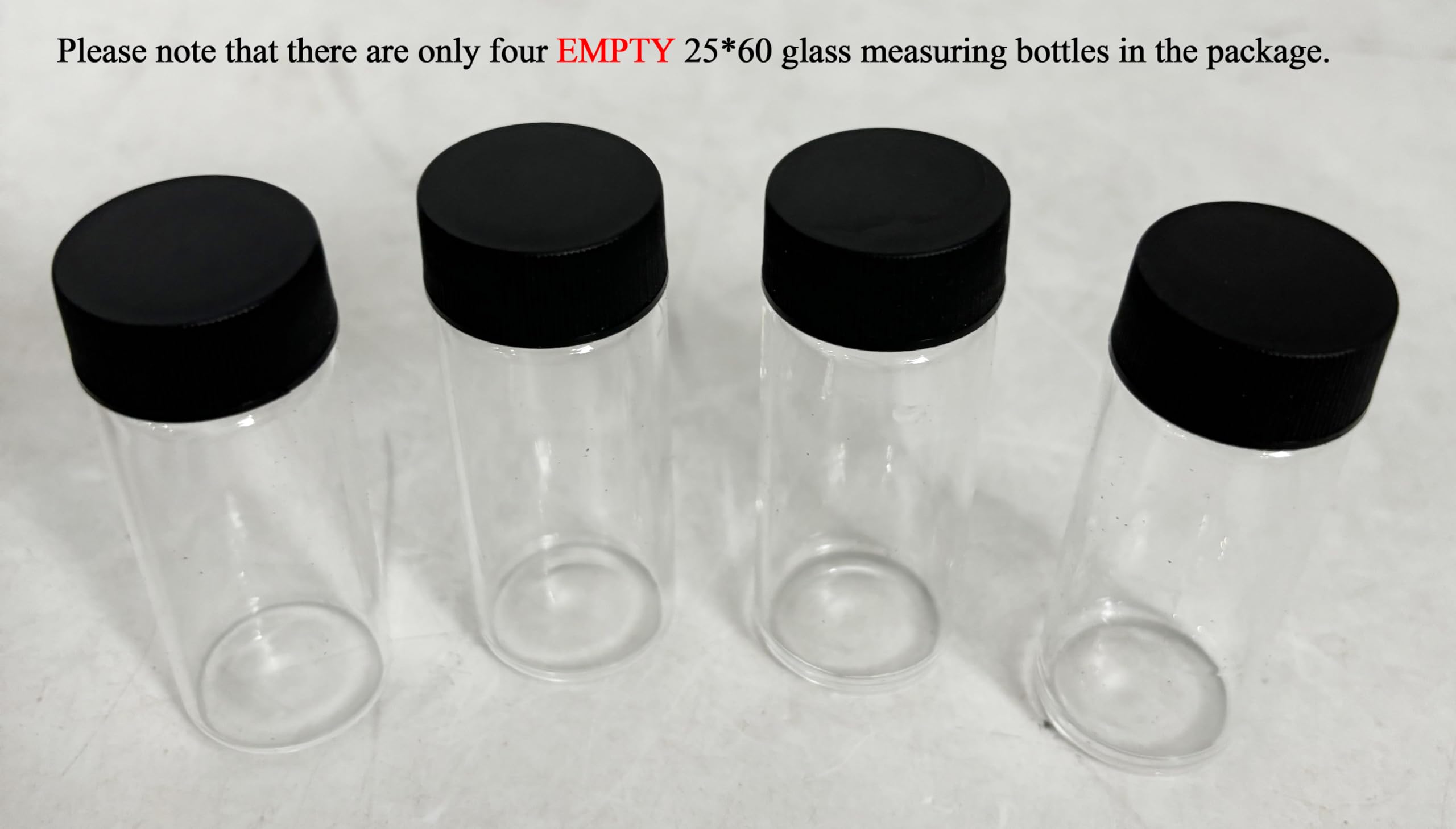 HFBTE Turbidity Sample Test Tubes 4 Sample Bottles (Two Sets) Turbidity Meter Bottles Turbidimeter Sample Bottles Turbidimeter Solution Bottles for SGZ Series