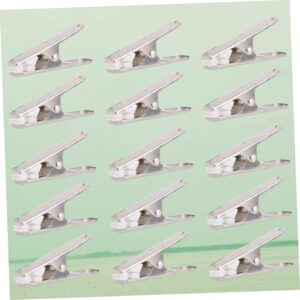 TINEASUR 24 Pcs Clothes Drying Clips Drying Craft Clips Hanger Clips Peg Multifunctional Clip Clothes Clips and Clamps Laundry Clips Drying Clothes Peg Windproof Clothes Hanger Silver