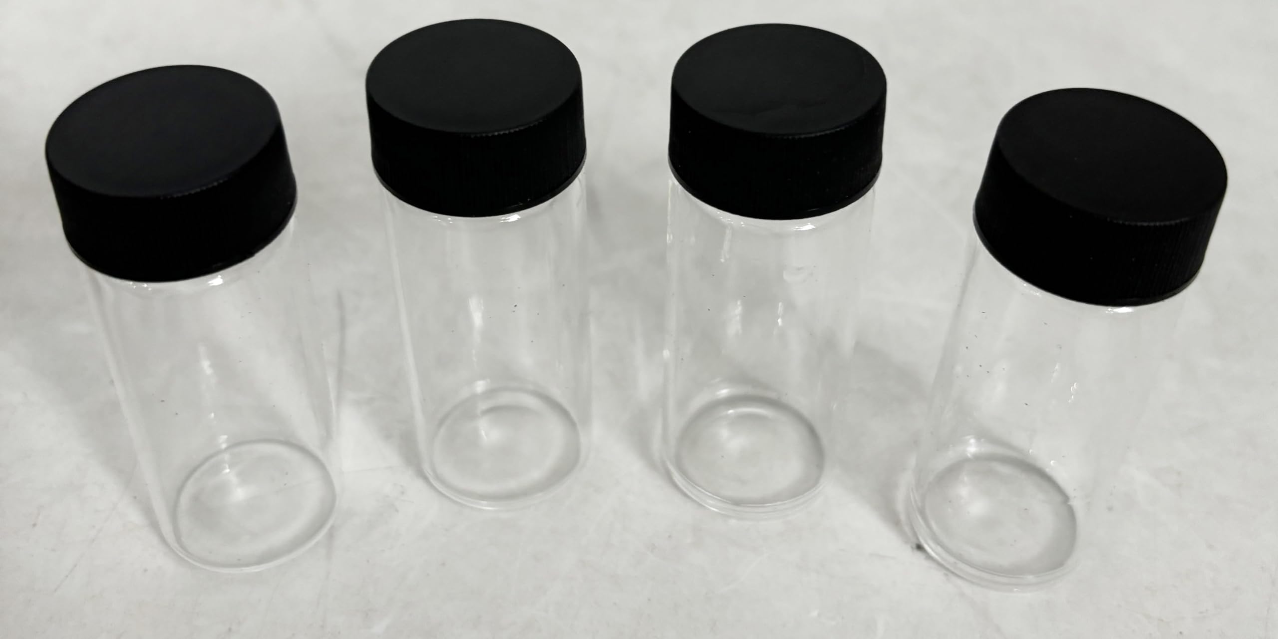 HFBTE Turbidity Sample Test Tubes 4 Sample Bottles (Two Sets) Turbidity Meter Bottles Turbidimeter Sample Bottles Turbidimeter Solution Bottles for SGZ Series