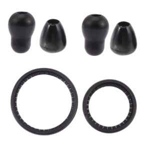 mucklily 1 set accessory set spare parts kit cardiology accessories earpiece replacement parts tube replacement black