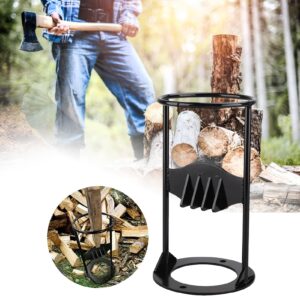 Kindling Splitter, Metal Log Splitters for Firewood, Manual Wood Splitter Wedge Heavy Duty Wood Chipper Cutter Outdoor Camping Firewood Splitter