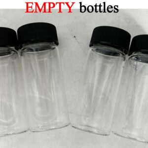 HFBTE Turbidimeter Solution Bottles 4 Sample Bottles (Two Sets) Turbidity Meter Bottles Turbidimeter Sample Bottles Turbidity Sample Test Tubes for SGZ Series