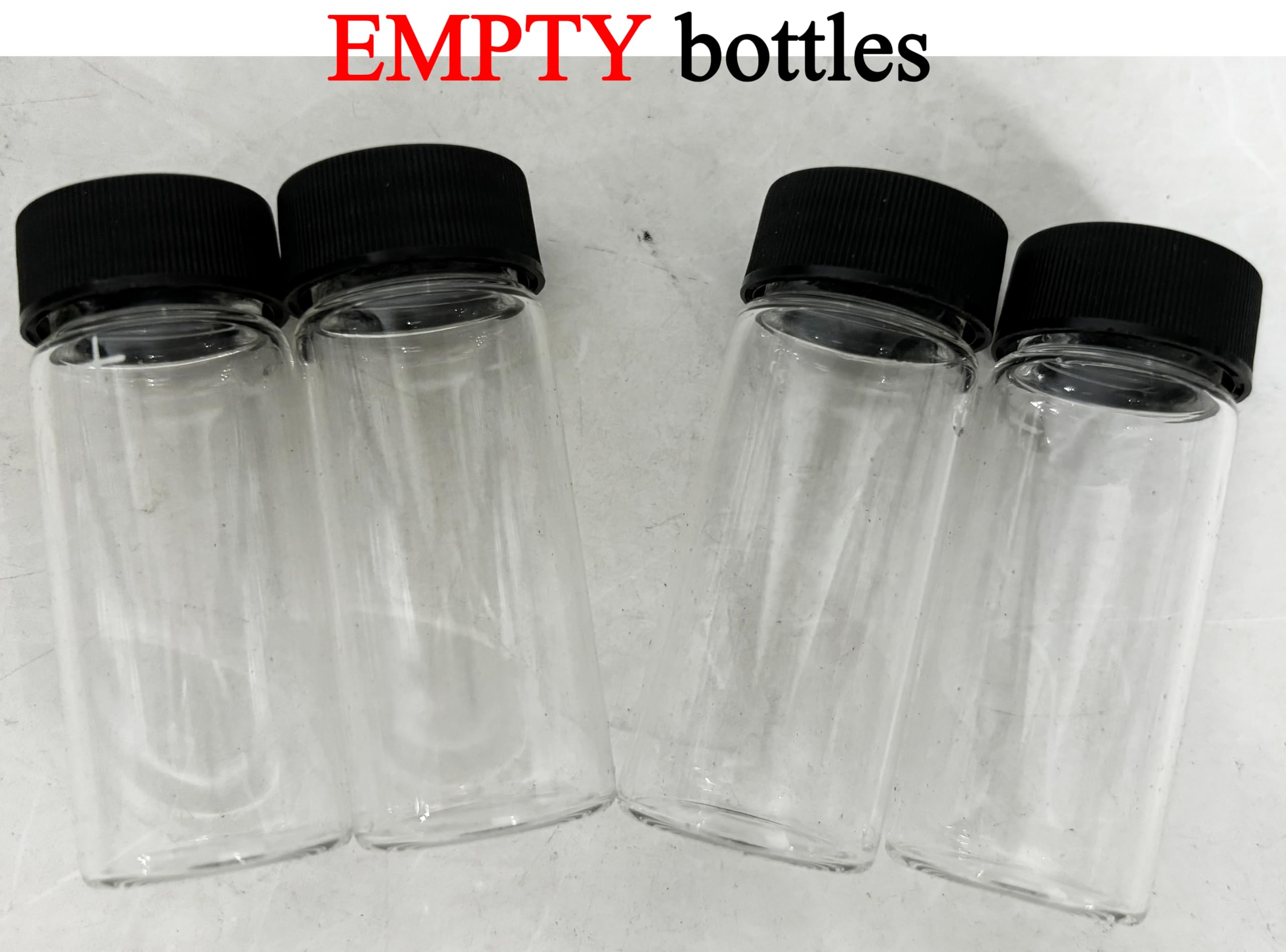 HFBTE Turbidity Meter Sample Bottles 4 Sample Bottles (Two Sets) Turbidimeter Bottles Turbidimeter Solution Bottles Turbidity Sample Test Tubes for SGZ Series