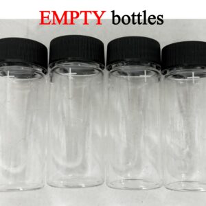 HFBTE Turbidimeter Solution Bottles 4 Sample Bottles (Two Sets) Turbidity Meter Bottles Turbidimeter Sample Bottles Turbidity Sample Test Tubes for SGZ Series