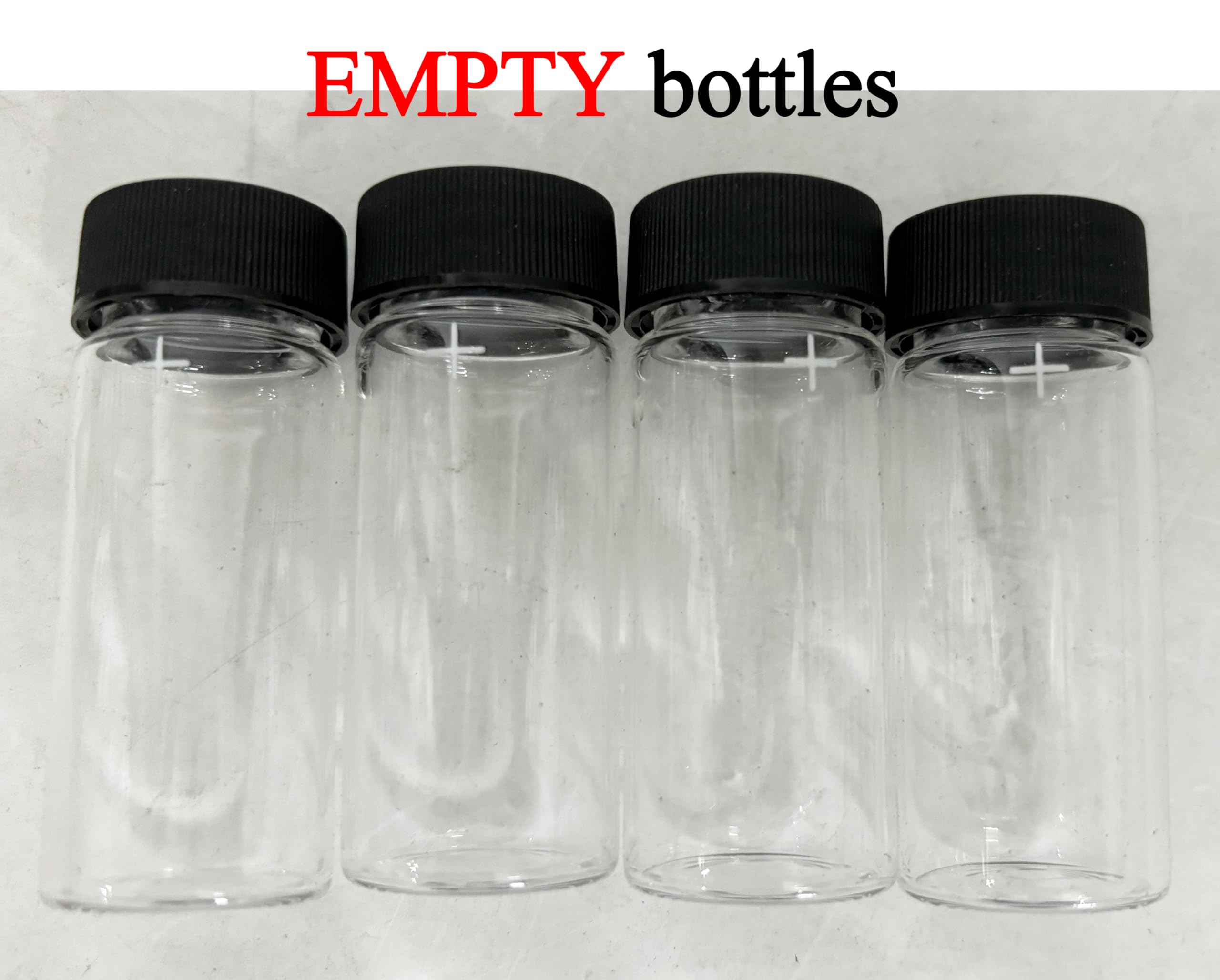 HFBTE Turbidimeter Solution Bottles 4 Sample Bottles (Two Sets) Turbidity Meter Bottles Turbidimeter Sample Bottles Turbidity Sample Test Tubes for SGZ Series