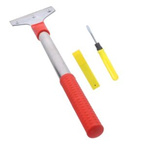 iwowhero 1 set seam squeegee set glue cleaning tool wall paper removal tool household cleaning scraper sticker cleaning tool painting stripping tools tile scraper tile cleaning tool plastic