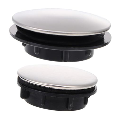 WHAMVOX 2pcs Kitchen Hole Plug Bath Tap Hole Cover Faucet Hole Caps Tap Hole Stopper Sink Hole Stopper Bathroom Sink Cover Sink Sprayer Hole Cover Kitchen Sink Plugs for Holes Plastic