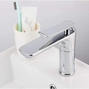 Faucet, Faucet Kitchen Tap Faucet Modern Faucet Crane Bathroom Faucet Single Lever Hot and Cold Water Bath and Brass Sink Faucet Faucet Save