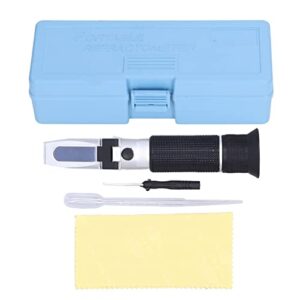 refractometer, meter gauge dual scale handheld measuring tool for sugar brewing with automatic temperature compensation, for refractometer, refractometer, ht113