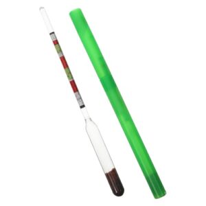 moluckfu 1pc sugar meter hydrometer for beer syrup hydrometer triple scale hydrometer liquid hydrometer homebrew hydrometer manual hydrometer specific hydrometer borosilicate glass