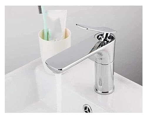 Faucet, Faucet Kitchen Tap Faucet Modern Faucet Crane Bathroom Faucet Single Lever Hot and Cold Water Bath and Brass Sink Faucet Faucet Save