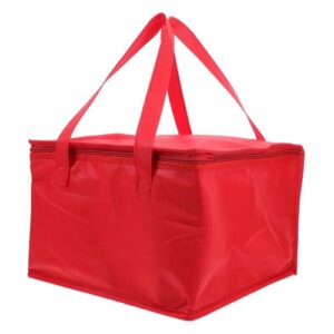 funomocya 2pcs insulation ladies tote reusable grocery carrier catering mens tote heavy duty insulated waterproof pizza warmer wine door dash red aluminum