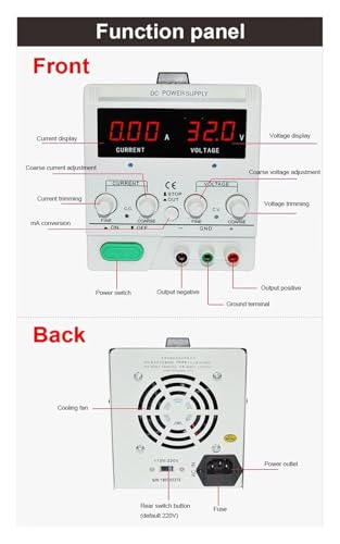 Arionyx Laboratory 2A 3A 5A Adjustable 30V 60V DC Linear Power Supply Variable(220V,0-30V 0-5A)