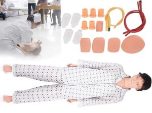 nursing training manikin, manikin for the cure of the patient didactic, full body cpr first aid training dummy, geriatric human mannequin for nursing medical training teaching