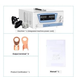 DC Power Supply, 3000W 60V 50A 30A Bench Source Laboratory Dc Stabilized Power Supply Adjustable Variable Digital Regulated Power Supply,Electroplating DIY(KPS15100D 15V 100A)