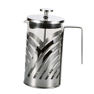 funomocya 304 tea strainer machine espresso multi-function coffee pot espresso pot espresso ground coffee fashion coffee pot coffee maker espresso coffee filter pot silver