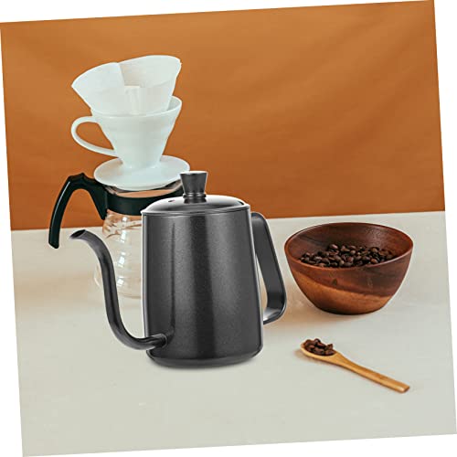 FUNOMOCYA Coffee Maker Espresso Maker Thickened Coffee Kettle Whistling Tea Kettle Handle Stovetop Kettle Espresso Grounds Household Stovetop Kettle Coffee Pot Stainless Steel