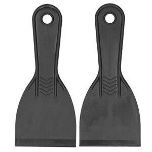 2pcs plastic scraper, 3in 3d printer spatula tool sla photosensitive resin hot bed shovel accessory for 3d printing resin removal,spackling,patching,decal,wallpaper