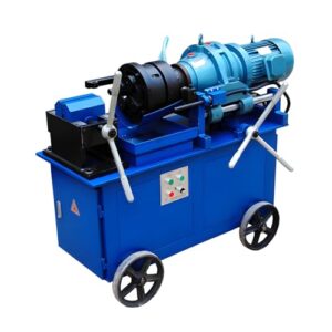 portable pipe threading machine electric rebar thread rolling machine