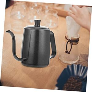 FUNOMOCYA Coffee Maker Espresso Maker Thickened Coffee Kettle Whistling Tea Kettle Handle Stovetop Kettle Espresso Grounds Household Stovetop Kettle Coffee Pot Stainless Steel