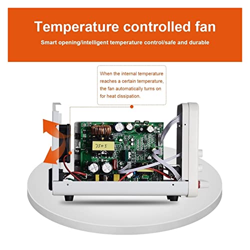 DC Power Supply, Laboratory Workbench Power Supply 30V 10A Adjustable DC Power Supply Programmable Memory Function Switching Power Supply,Electroplating DIY(WPS605B 60V 5A)