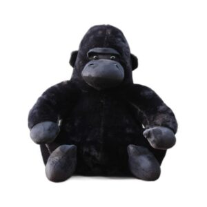 wllyxus gorilla stuffed animal, big chimpanzee plush toy gift for kids, super soft gorilla pillow animal plushies animal doll, perfect for christmas birthday gift (s-8.6 ")